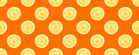 검은 주황색 배경에 라임 레몬 조각의 매끄러운 패턴 포장 섬유 광고의 표면의 간단한 도면 0명에 대한 스톡 사진 및 기타 이미지 Istock