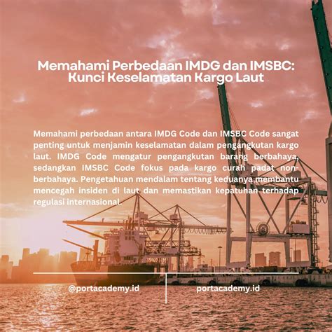 Perbandingan Imdg Dan Imsbc