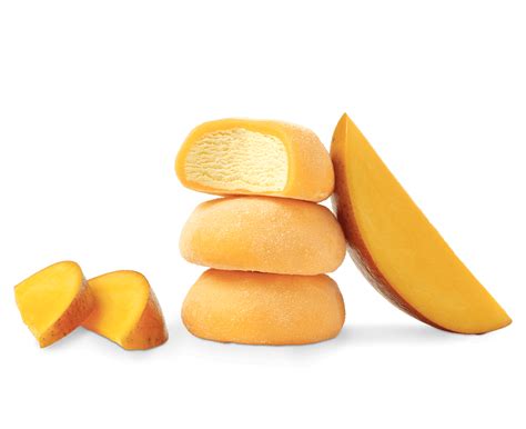 Alphonso Mango Mochi Ice Cream 6pk Bubbies Ice Cream