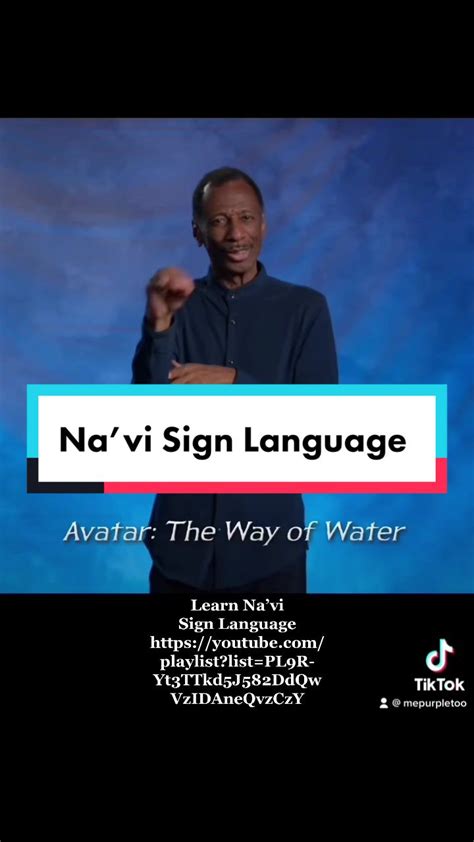 Learn Navi Sign Language From Avatar The Way Of Water Tiktok