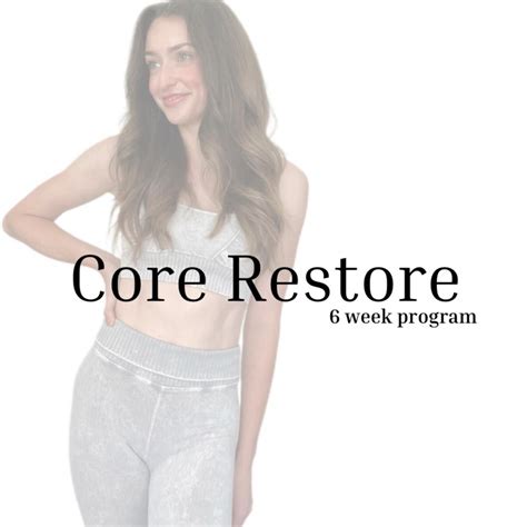 Core Restore By Allie Downs