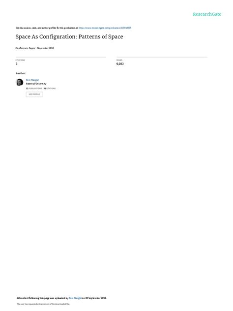 Space As Configuration Patterns Of Space Download Free Pdf Space Experience