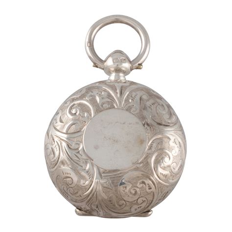 Antique Silver Sovereign Case Rutherford