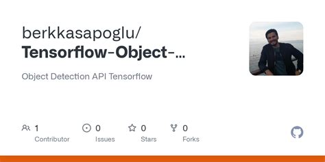 GitHub Berkkasapoglu Tensorflow Object Detection Object Detection API Tensorflow