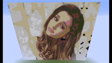 Ariana Grande Minecraft Pixelartgenerator Youtube