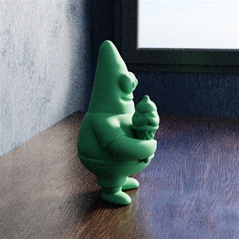 ⭐ Chibi Patrick Star・free Stl File For 3d Printing・cults