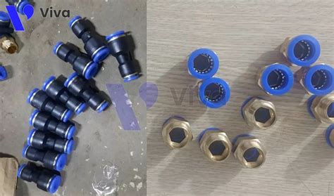 Đầu nối nhanh khí nén mm Nhựa inox đồng