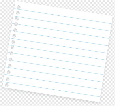 Piece Of Notebook Paper Png