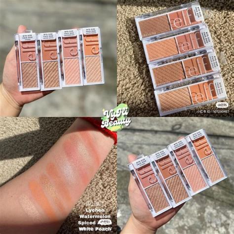 Bảng Phấn Elf Bite Size Face Duo White Peach Vy Hí Beauty