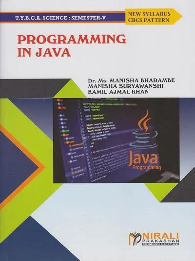 Programming In Java For 2023 Exam Nirali Prakashan