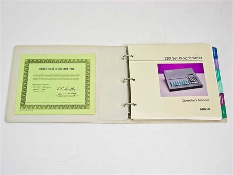 Data Io 280 Set Programmer Operators Manual