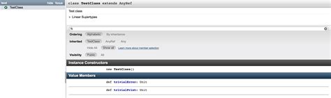 Scala Scaladoc Group Tag Not Showing In Api Documentation Stack Overflow