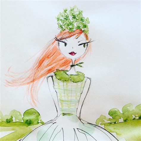Irish Lass Drawing