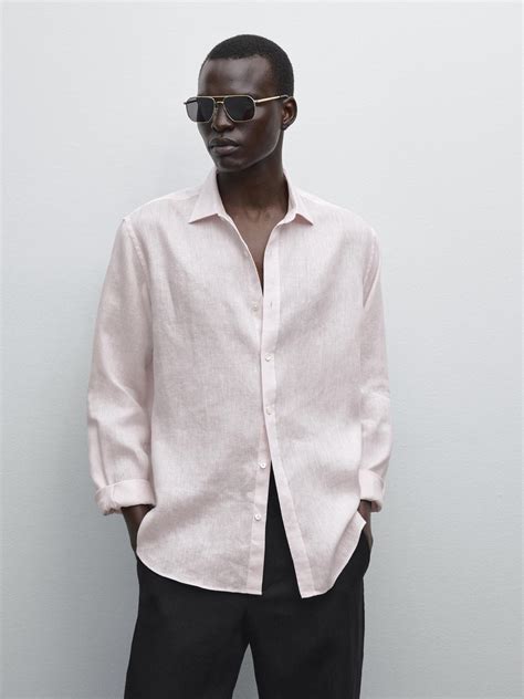 Chemises En Lin Pour Hommes Massimo Dutti Fr