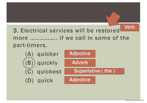 Toeic Test Example General Gramma English Esl Powerpoints