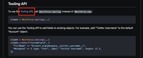 Tooling Api Link Is Broken · Issue 793 · Restforcerestforce · Github