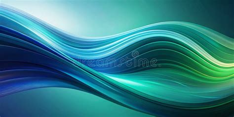 Captivating Abstract Blue Wave Pattern Stock Illustrations 18951