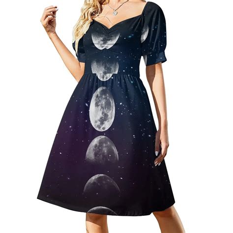 Phases Of The Moon Sleeveless Dress Evening Gown Dresses Ladies 2025