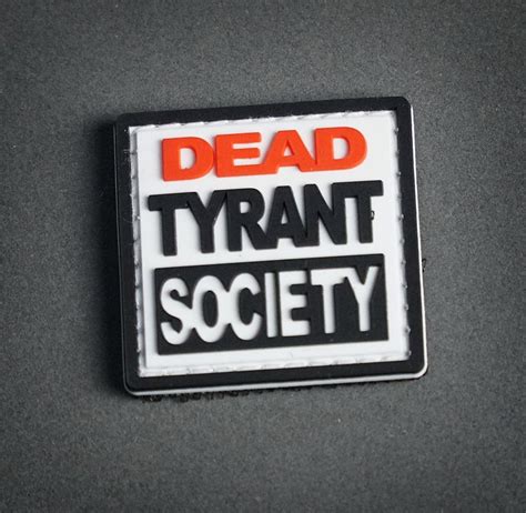 Dts Skater Pvc Patch Dead Tyrant Society