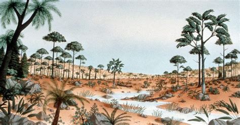 Triassic Landscape At New York State Museum