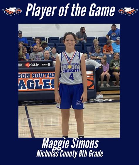 Congratulations To Maggie Simons Of Mshs Lady Eagles Facebook