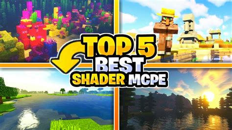 Top 5 Shaders Mcpe Ultra Realistis Smooth No Lag Mcpe V 1 14 15 Youtube