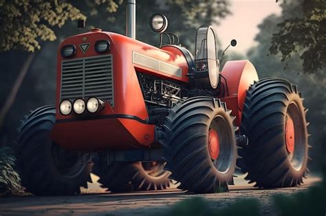 Premium Ai Image Tractor Spraying Pesticides On Soybean Field With Sprayer At Spring Neural