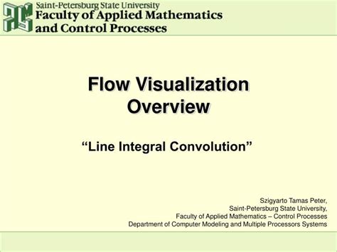 Ppt Flow Visualization Overview Powerpoint Presentation Free Download Id 4770268
