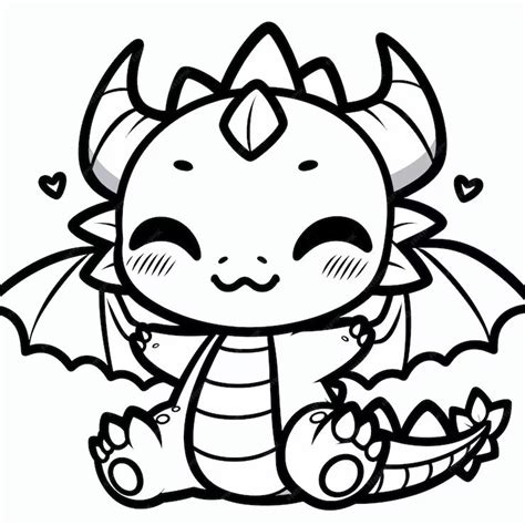 Cute Simple Dragon Drawings