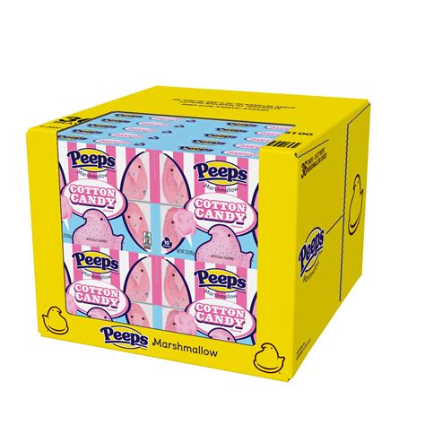 Peeps Cotton Candy Flavored Marshmallow Chicks 3 Oz Sale Bestcandyshop