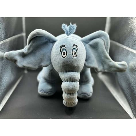 Toys 210 My Natural Dr Seuss Horton Hears A Who Blue Elephant Stuffed