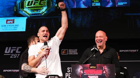Sean Strickland Fan Rushes Stage To Shake Ufc Champions Hand Outkick