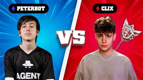 Peterbot vs Clix | INSANE FNCS Beef - YouTube