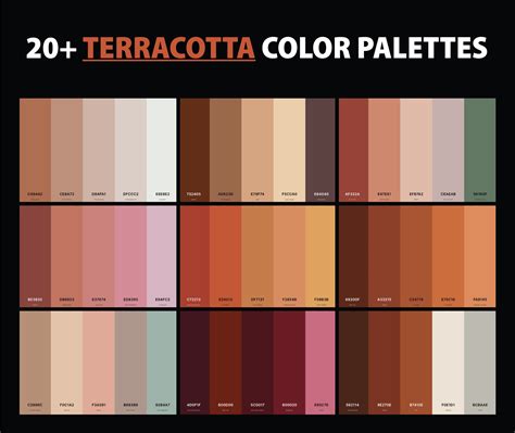 20 Best Terracotta Color Palettes With Names And Hex Codes