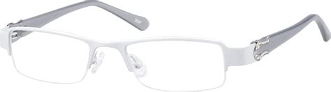White Rectangle Glasses 676730 Zenni Optical Canada