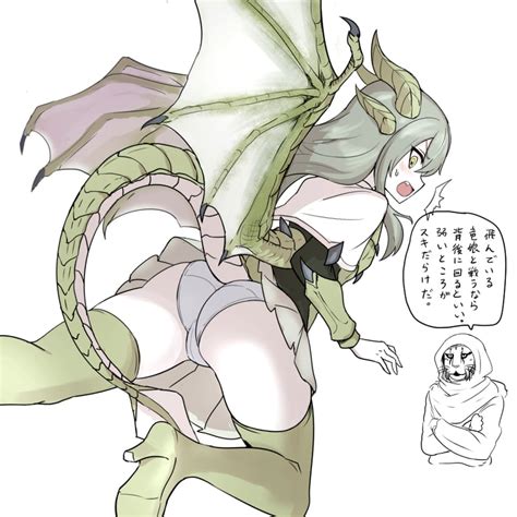 Maiq And Lesser Dragon The Elder Scrolls And 1 More Drawn By Okamura