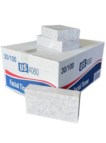 Allied West Facial Tissue 30 100 Flat Box