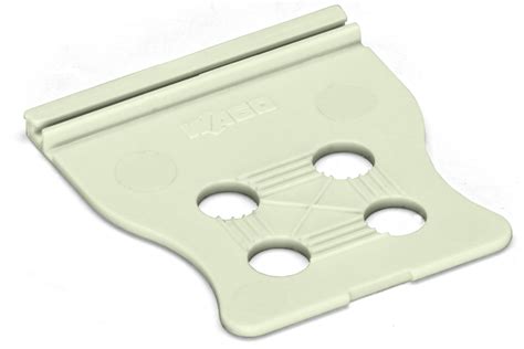 Wago 734 129 Strain Relief Plate Light Gray Pack Of 25