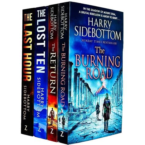 Harry Sidebottom Collection 4 Books Set The Burning Rackhams