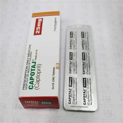 Captopril Tablet 25 Mg At ₹ 450 Box कैप्टोप्रिल टैबलेट In Nagpur Id
