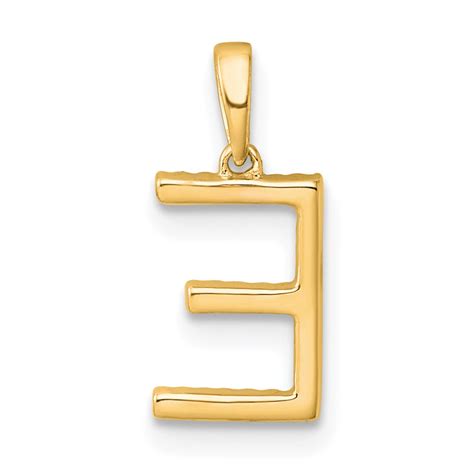 10k Diamond Letter E Initial Pendant Jcs Jewelry And Repair