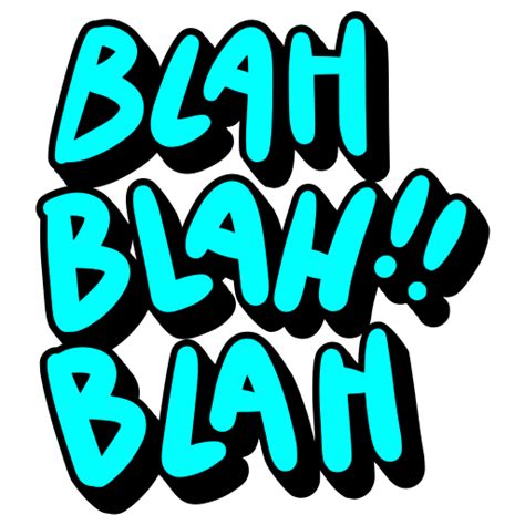 Blah Blah Blah Generic Sticker Color Lineal Color Sticker Freepik