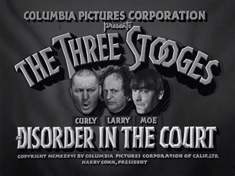 Disorder In The Court Stooges Wiki Fandom
