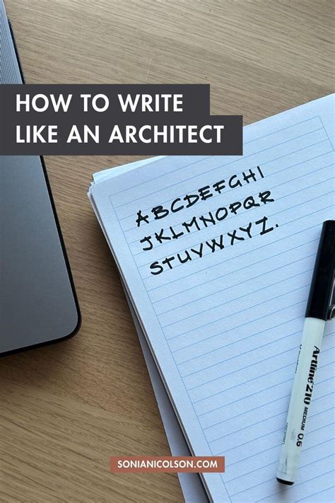 How To Write Like An Architect Free Guide — Sonia Nicolson