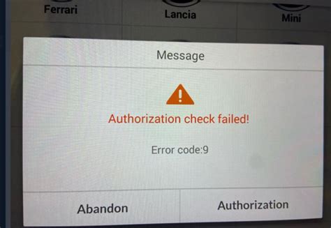 Fixed Autel IM Pro Authorization Check Failed Error Code OBDII SHOP OFFICIAL BLOG