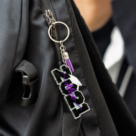 Personalized Tassel Keychain Graduation T 2021