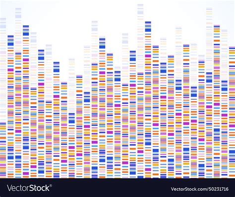 Dna Test Infographic Barcoding Genome Royalty Free Vector