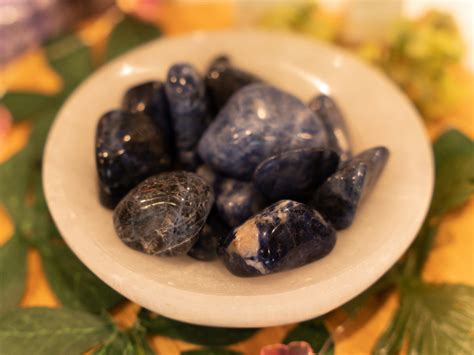 Sodalite Tumbles Sodalite Crystal Stones Crystals For Grids Reiki