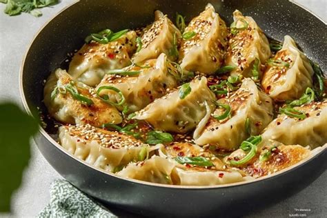 One Pan Dumpling Dinner