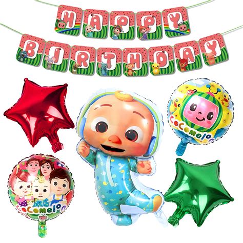 Buy Cocommelon Birthday Party Supplies Coco Melon Theme Birthday